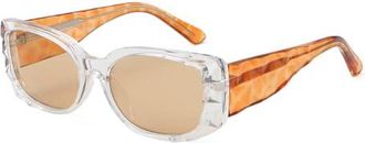 Generic Lunettes De Soleil Carr&eacute;es &Agrave; Petite Monture For Hommes Et Femmes, For Photos De Vacances, De F&ecirc;te(Orange)