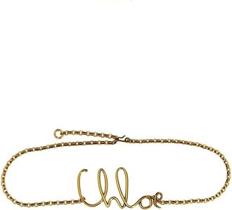 Chlo&eacute; Femme, Accessoires, Jaune, Taille: ONE Size Iconic Small Belt