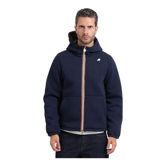 K-Way Jack Spacer Nylon Double - Homme - Sweatshirts et sweats &agrave; capuche - Bleu - Taille: S