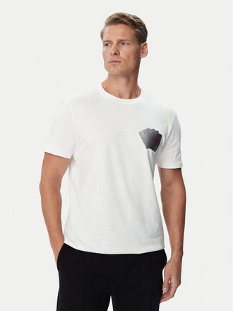 HUGO BOSS T-Shirt Dahr 50568696 Creme Regular Fit