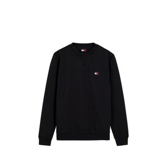 Tommy Hilfiger Pull droit &agrave; logo en coton m&eacute;lang&eacute;