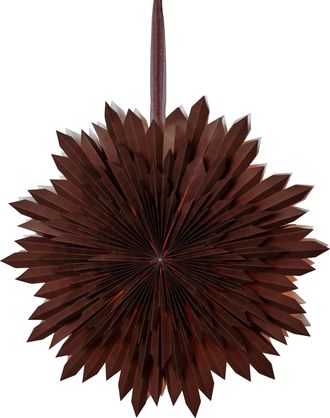 Eglo Weihnachtsstern zum Aufhängen Ice, Weihnachtsdeko Stern, Weihnachtsbeleuchtung, Papier in braun