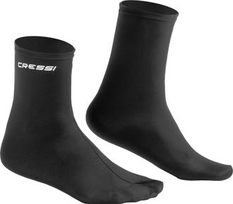 Cressi Elastam Socken Fins Sock, Schwarz, L/XL, USW031000K