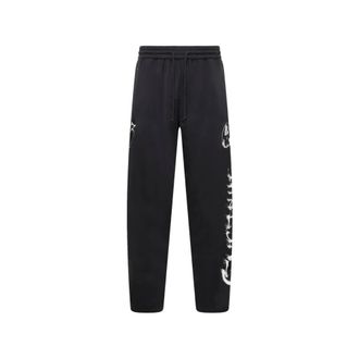 Yohji Yamamoto Homme, Pantalons, Noir, Taille: M Chito Graphic Track Pants