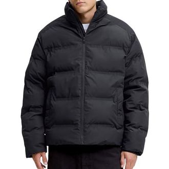 Jack & Jones Jjesoho Puffer Collar Sn Col Bouffant, Noir, L Hommes