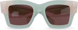 Jacquemus Femme, Accessoires, Vert, Taille: ONE Size Lunettes de soleil &agrave; monture rectangulaire