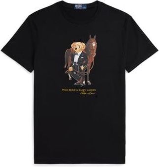 Polo Ralph Lauren T-shirt col ronds&eacute;rigraphi&eacute; en coton