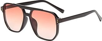 Generic Lunettes de soleil design rétro 2025 boîte de tir de rue lunettes de soleil pour vacances en plein air (couleur : A, taille : moyen)