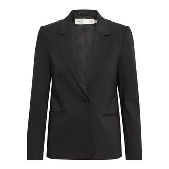 Inwear Klassischer Kurzer Schwarzer Blazer - - Jackets - Damen - Schwarzk - 2XL