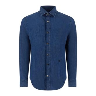 Jacob Cohen Chemise en denim l&eacute;ger - Homme - Chemises - Bleu - Taille: M