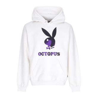 Octopus Playboy Logo Hoodie Wei&szlig; - - Sweatshirts & Hoodies - Herren - Wei&szlig; - L