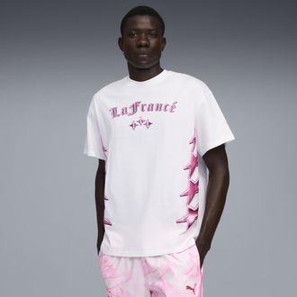 Puma T-shirt Rose LaFranc&eacute; HEEM Homme, V&ecirc;tements, Blanc, XXL