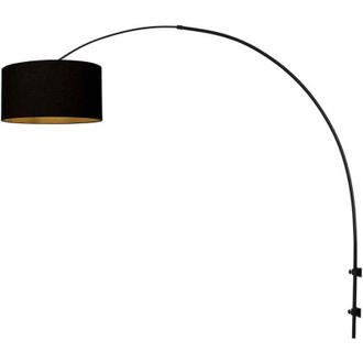 Steinhauer Wandleuchte - Sparkled Light - schwarz - leinen - Steinhauer