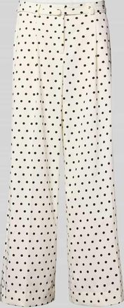 Neo Noir Hose im Allover-Look mit G&uuml;rtel Modell MALBA DOT