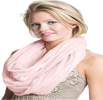 CJ Apparel B&eacute;b&eacute; Rose Mobius n&eacute;palais infini &eacute;charpe snood circulaire &eacute;ternit&eacute; ch&acirc;le Pashmina CJ Mobius n&eacute;palais infini &eacute;charpe snood capot tube circulaire &eacute;terni