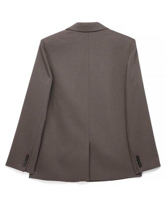 NA-KD Oversize-Blazer aus Twill in Khaki-Gr&uuml;n