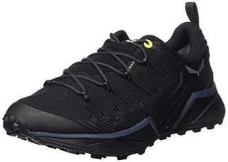 Salewa Homme Ms Dropline Gtx Chaussures de Trail, Black Out Fluo Yellow, 42.5 EU