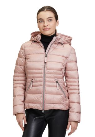 Betty Barclay Damen Steppjacke mit Abnehmbarer Kapuze Smoky Rose,42
