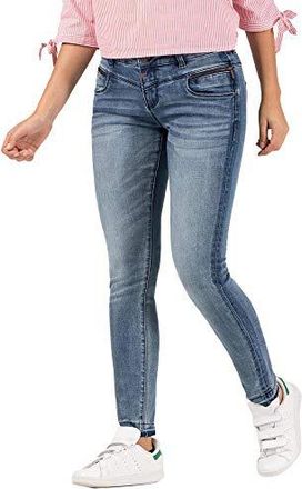 Timezone Slim Sadetz Jean, Bleu (Shades of Blue Wash 3903), W27/L32 Femme
