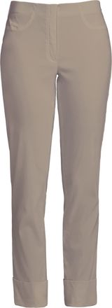 Robell Style BELLA09-7/8 Stoffhose Damen high Waist - Damenhose Power Stretch - Bengaline Stoff Hose mit Aufschlag und Ges&auml;&szlig;taschen - Bitte eine Gr&ouml;&szlig;e Kleine