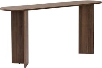 Hanah Home Elegant Walnut Sideboard, 150 cm x 75 cm x 35 cm | 100% Melamine Coated Particle Board, 18 mm Thick | Stylish Storage Solution for Modern Homes