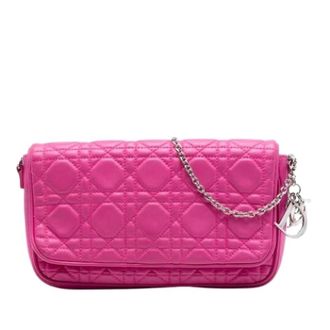 Dior Pre-owned Cannage Quilted Crossbody - - Pre-owned - Damen - Rosa - ONE SIZE