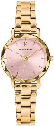 Pierre Lannier Montre Femme MULTIPLES Rose Acier Dor&eacute;