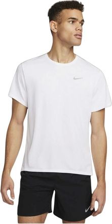 Nike Homme, Sport, Blanc, Taille: XL T-Shirt de Training Anti-UV Dri-FIT Miler