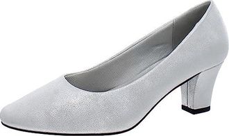 Easy Street Escarpins Ballari pour femme, Argenté, 7.5 Narrow