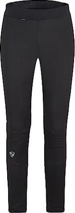 Ziener Nura Pantalon Softshell de Ski de Fond | Coupe-Vent et élastique, Noir, 42 Femme