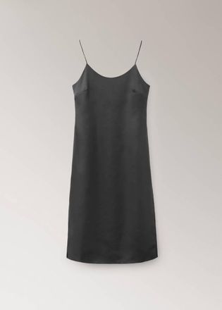 Mango Nuisette &agrave; bretelles gris anthracite - Femme - S - MANGO