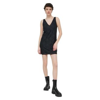 Desigual Floral Lace Dress - - Dresses - Damen - Schwarzk - XS