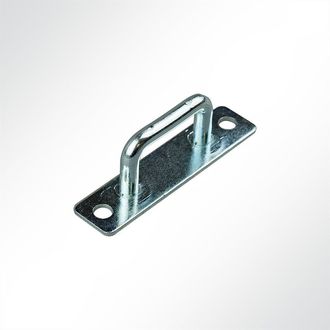 Lysel Riemenkrampe klein, verzinkt, (BxHxL) 12x11x50mm in grau (10 Stück)