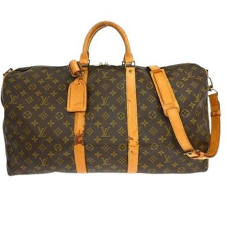 Louis Vuitton unisex, Pre-owned, Brun, Taille: ONE Size Sac Keepall Bandouli&egrave;re Pre-owned