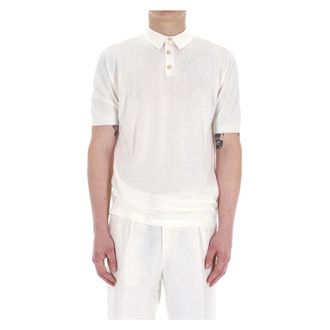 Eleventy Superior Baumwoll-Polo - - Tops - Herren - Wei&szlig; - M