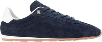 Tommy Hilfiger Femme, Chaussures, Bleu, Taille: 36 EU Baskets basses en daim
