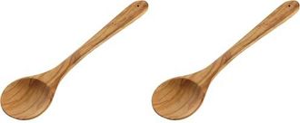 cilio Olivenholz Kochl&ouml;ffel Toscana, 25 cm, Braun (Packung mit 2)