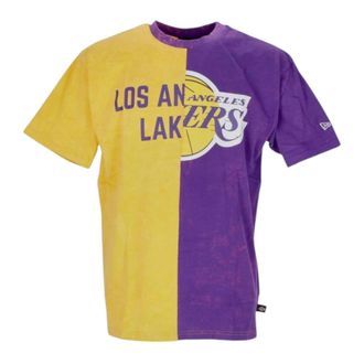 New Era Los Angeles Lakers Split Grafik Tee - - Tops - Herren - Mehrfarbig - L