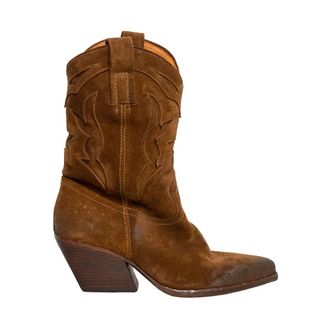 Elena Iachi Botte Texano - Femme - Chaussures - Brun - Taille: 36 EU