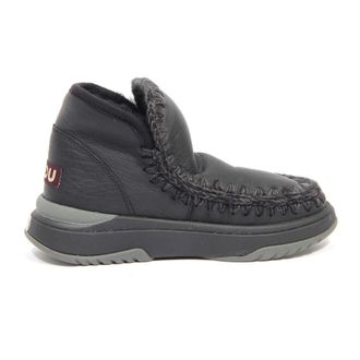 Mou Eskimo Jogger Schwarze Wildleder-Stiefeletten - - Shoes - Damen - Schwarzk - 38 EU