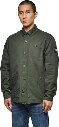 Weekend Offender Hynde Baker Hemdjacke f&uuml;r Herren, Baumwolle (Gr&uuml;n)