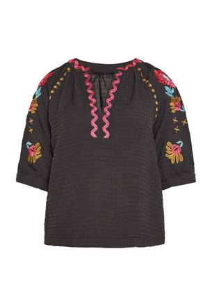 Usha Bluse Frauen Schwarz