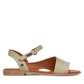 Mustang Jeans Sandalen Mustang 1388-807 Beige