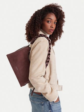 Coccinelle Handtasche Coccinelle P6P Boheme Suede Bimaterial E1 P6P 13 03 01 Dunkelrot