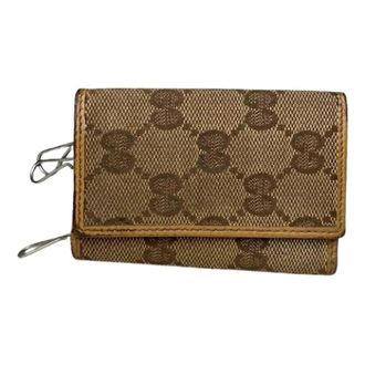 Gucci Porte-cl&eacute;s Pre-owned Horsebit 1955 - Femme - Pre-owned - Beige - Taille: ONE Size