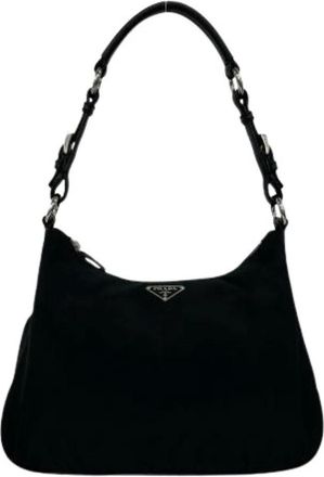 Prada Sac bandouli&egrave;re vintage doccasion - Femme - Pre-owned - Noir - Taille: ONE Size