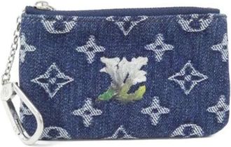 Louis Vuitton Pre-owned Denim petite-maroquinerie - Femme - Pre-owned - Bleu - Taille: ONE Size
