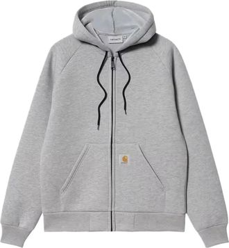 Carhartt Work in Progress Homme, Sweatshirts et sweats à capuche, Gris, Taille: S Car-Lux Hooded Jacket