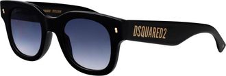 Dsquared2 Homme, Accessoires, Noir, Taille: 48 MM Lunettes de soleil D2 0180/S