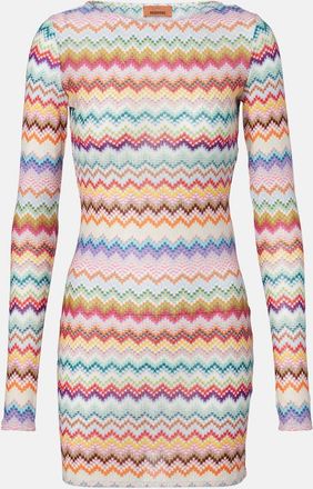 Missoni Minikleid aus Häkelstrick
